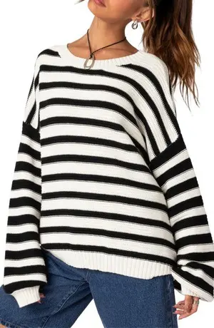 Edikted Striped Sweaters For Women