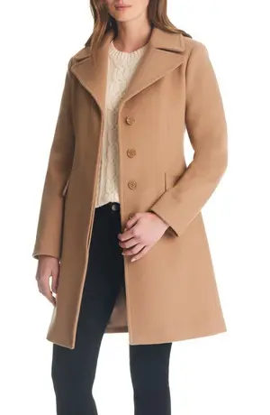 Kate Spade New York Belted Wool-blend Coat