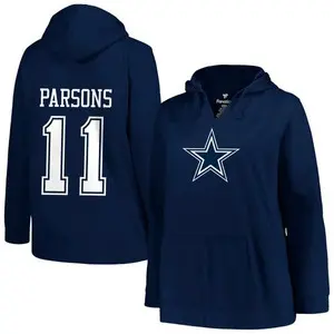 Profile Micah Parsons Dallas Cowboys Name And Number Pullover Hoodie - Navy