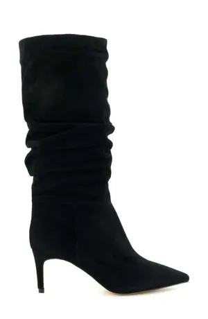 Dune London Slouch Boots - Black