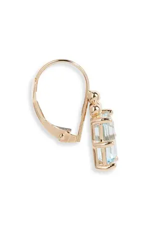 Anzie Cléo Carré Topaz Drop Earrings
