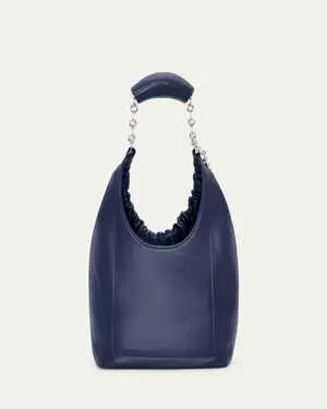 Loewe Squeeze Small Shoulder Bag - Abyss Blue