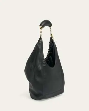 Loewe Squeeze Hobo Bag - Black