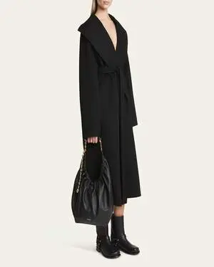 Loewe Squeeze Hobo Bag - Black