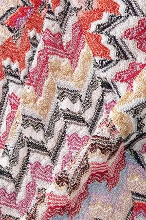 Missoni Striped Metallic Crochet-knit Maxi Dress
