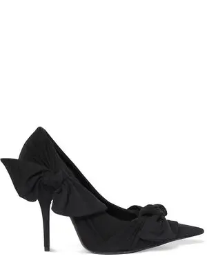 Balenciaga BALENCIAGA 110mm Knife Nylon Knot Pumps - Black