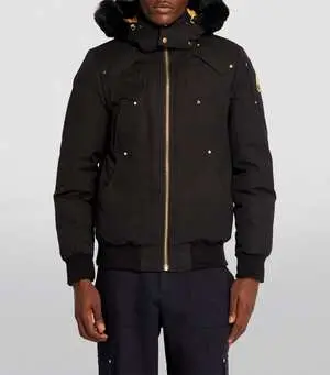 Moose Knuckles Fur-trim Padded Bomber Jacket