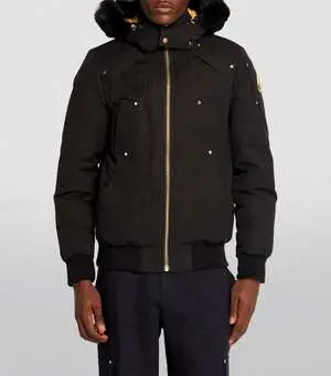Moose Knuckles Fur-trim Padded Bomber Jacket