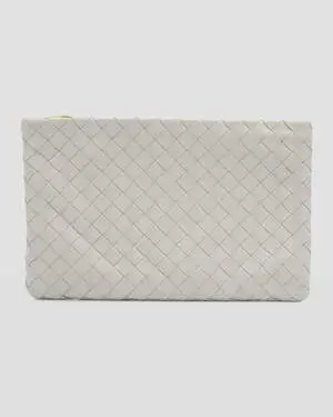 Bottega Veneta Grey Pouch Bag