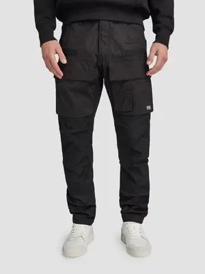 G-star Raw 3d Regular-fit Tapered Cargo Pants - Black