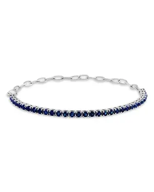 Bloomingdale'S Sapphire Bracelet - Blue/gold