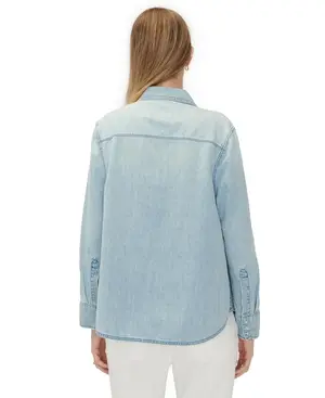 Hatch Collection Denim Maternity Shirt