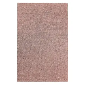 CHILEWICH Heathered Shag Doormat, 18 X 28 Blush