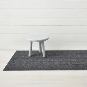 CHILEWICH Heathered Shag Big Mat, 36 X 60 - Gray