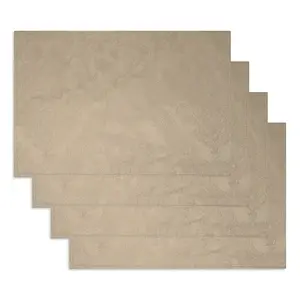 ELRENE HOME FASHIONS Caiden Elegance Damask Placemat, Set Of 4 - Taupe