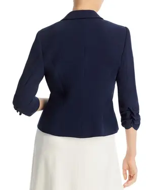Cinq À Sept Le Petit Khloe Cropped Blazer - Navy