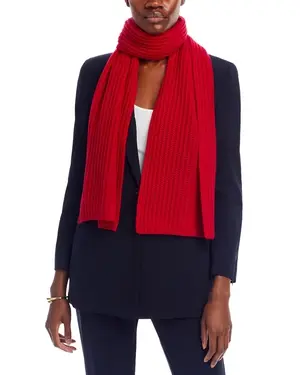 Bloomingdale'S Rib Knit Scarf - Exclusive Red