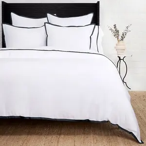 POM POM AT HOME Langston Duvet Cover Set, Twin - Midnight