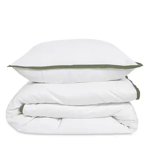 POM POM AT HOME Langston Duvet Cover Set, Queen - Moss