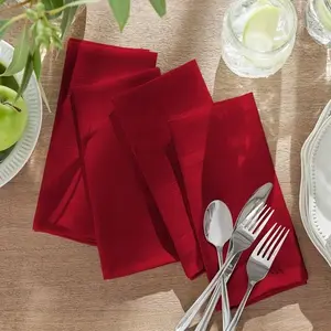 ELRENE HOME FASHIONS Elegance Plaid Damask Napkins, Set Of 4