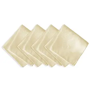 ELRENE HOME FASHIONS Barcelona Jacquard Damask Napkins, Set Of 4 - Antique