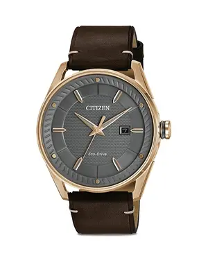 Citizen Eco-drive Brycen Weekender Strap Watch - Gray/brown