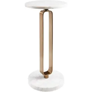 SURYA Bendigo End Table - White