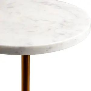 SURYA Bendigo End Table - White