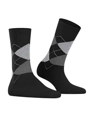 Falke Argyle Socks - Black