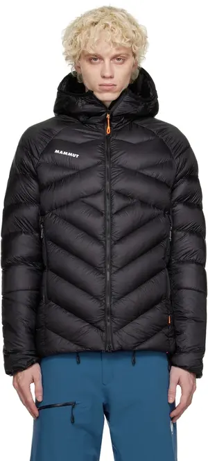 MAMMUT Mammut Black Taiss IN Hooded Down Jacket - 0001 Black