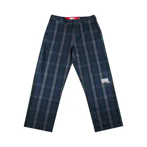 Supreme X Junya Watanabe Plaid Work Pant - Blue