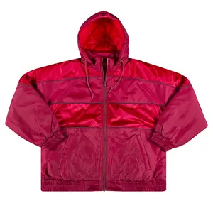 Supreme Sports Piping Puffy Jacket - Red