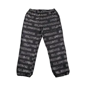 Supreme Logo Ripstop Track Pant - Black