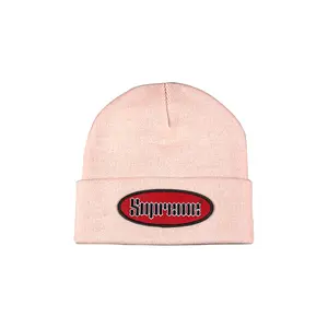 Supreme Oval Patch Beanie - Pink