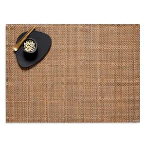 CHILEWICH Basketweave Rectangular Placemat, 14 X 19 Teak