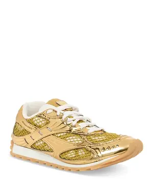 Women's Gold Sneakers