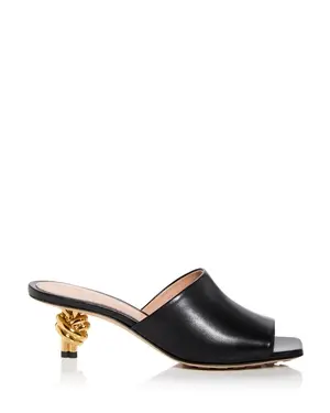 Bottega Veneta Knot Low Heel Slide Sandals