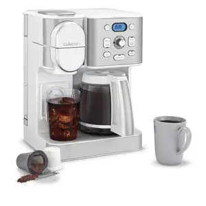 CUISINART Ss-16w Coffee Center 2-in-1 Coffeemaker - White