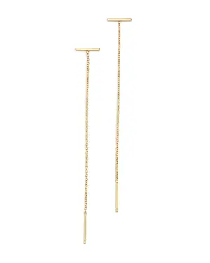 Zoe Chicco 14k Yellow Threader Earrings - Gold