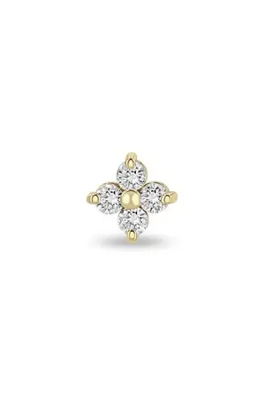 Zoe Chicco Quad Diamond Stud Earring