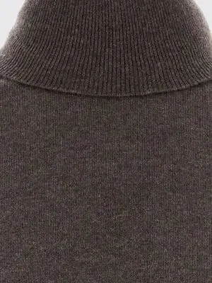 Brunello Cucinelli Slim Fit Wool Blend Turtleneck Jumper - Dark