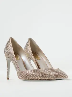 Rene Caovilla Vivienne Embellished Satin Pumps