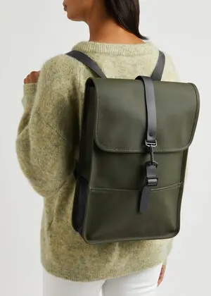 Rains Waterproof Mini Backpack - Dark Green