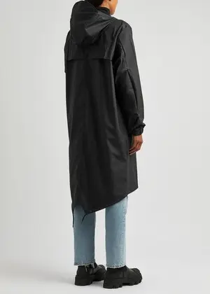 Rains Fishtail Hooded Waterproof Parka