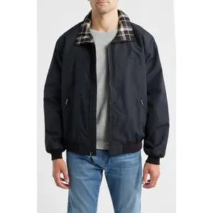 L.l.bean Flannel-lined Water-resistant Warm-up Jacket - Midnight Black