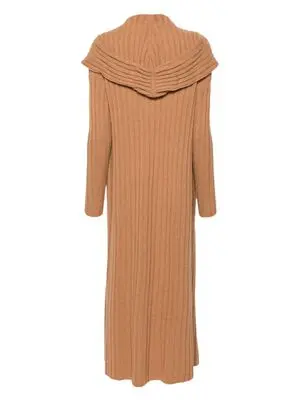TEDDY CASHMERE Amalfi Cashmere Midi Cardigan-coat - Neutrals