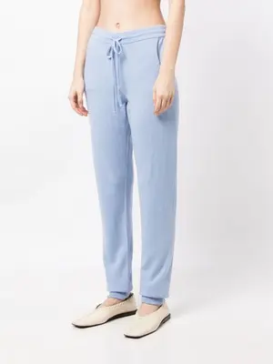 TEDDY CASHMERE Milano Cashmere Track Pants - Blue