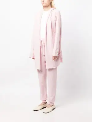 TEDDY CASHMERE Napoli Hooded Cardigan - Pink