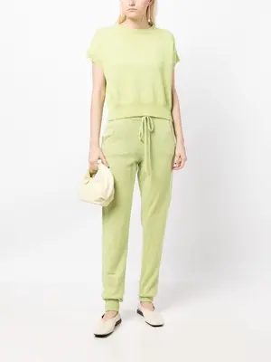 TEDDY CASHMERE Milano Track Pants - Green