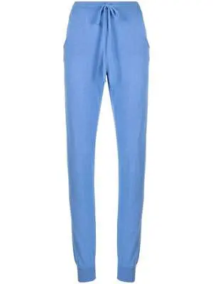TEDDY CASHMERE Milano Cashmere Track Pants - Blue